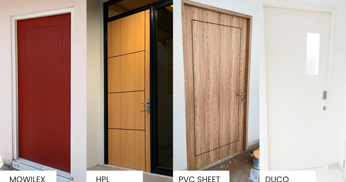 Pilihan Finishing dan Lapisan Pintu Engineering | Pintu Engineering