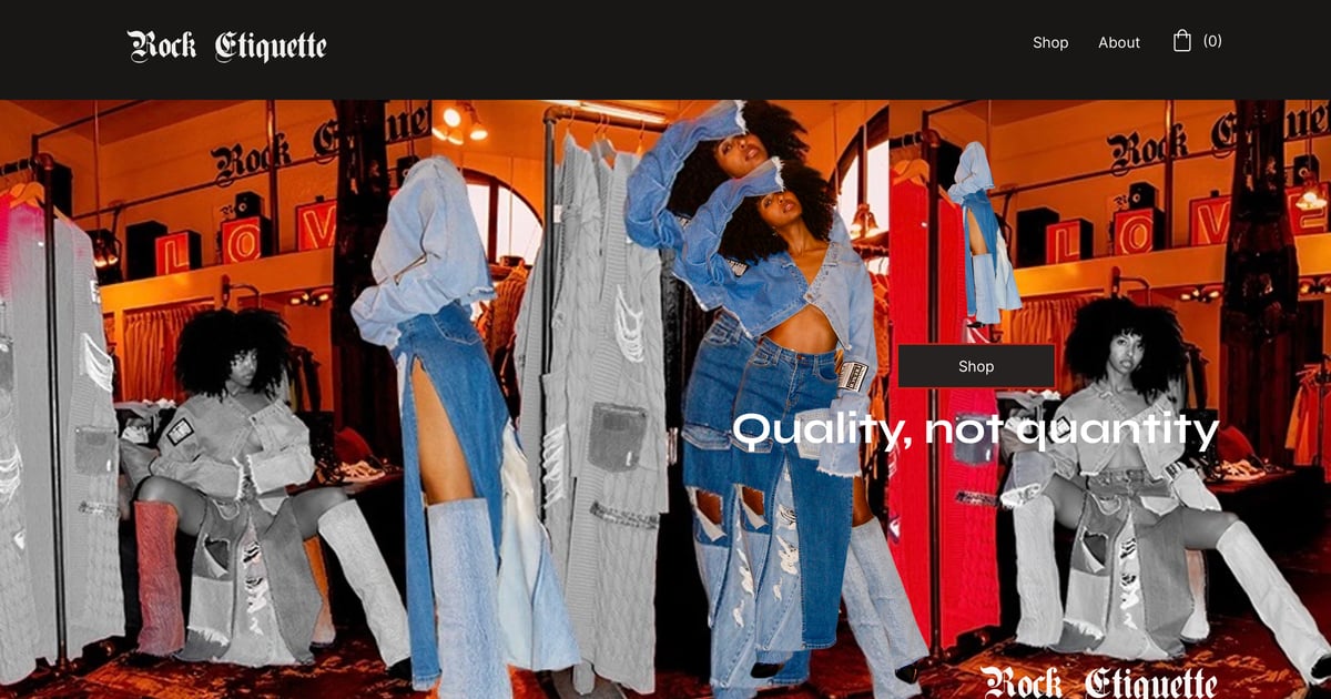 Shop Unique Rock-inspired Clothing | Rock Etiquette