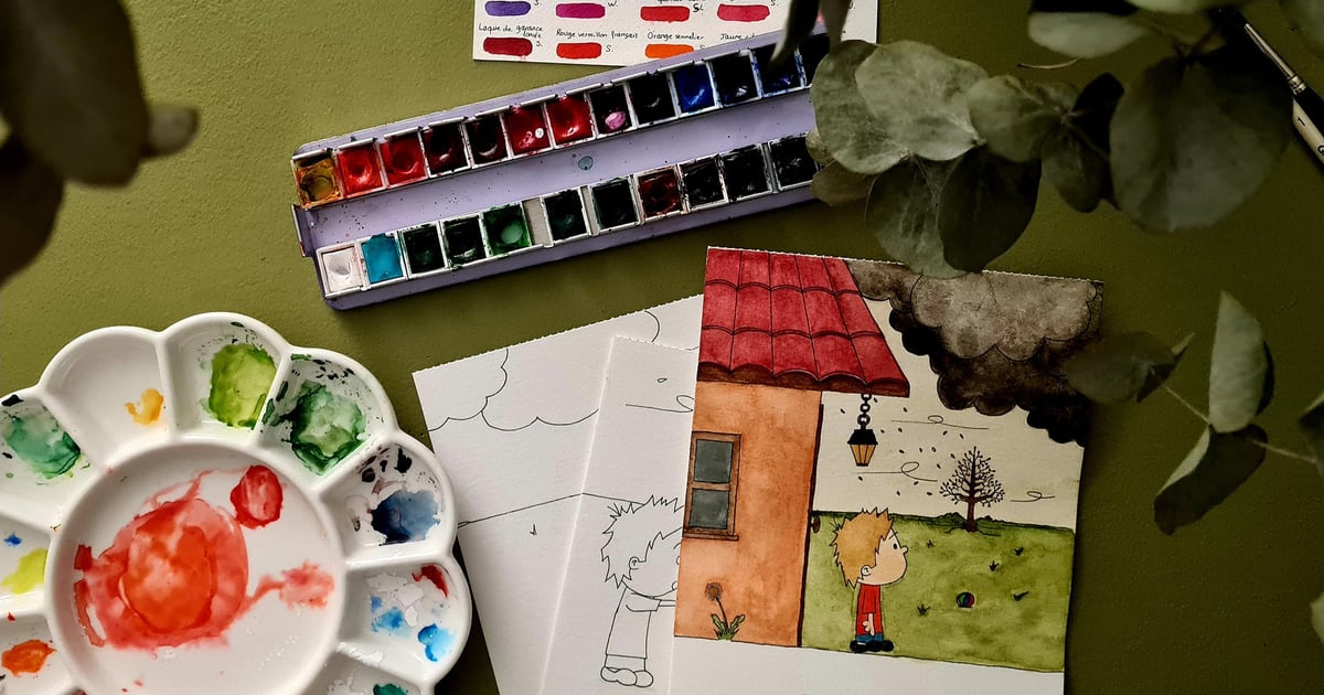 Lire, jouer, dessiner | Activités pour enfants, livres et aquarelles ...
