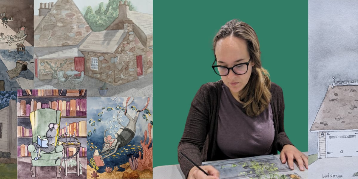 Nicole Hanson Watercolor Artist | Custom Art | Nicole Hanson Art