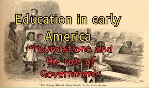 "Education in Early America: Foundations and the Role of Government" | Inspired America