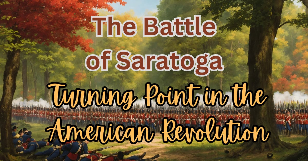 The Battle of Saratoga: Turning Point in the American Revolution ...