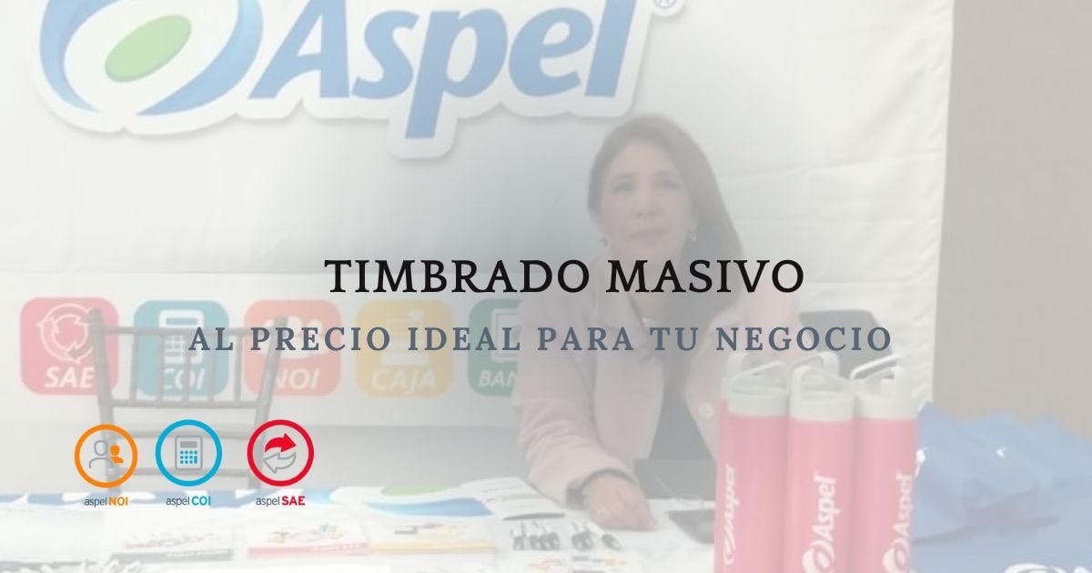 Oferta en timbrado CFDI Masivo Siigo Aspel | Asesor Aspel