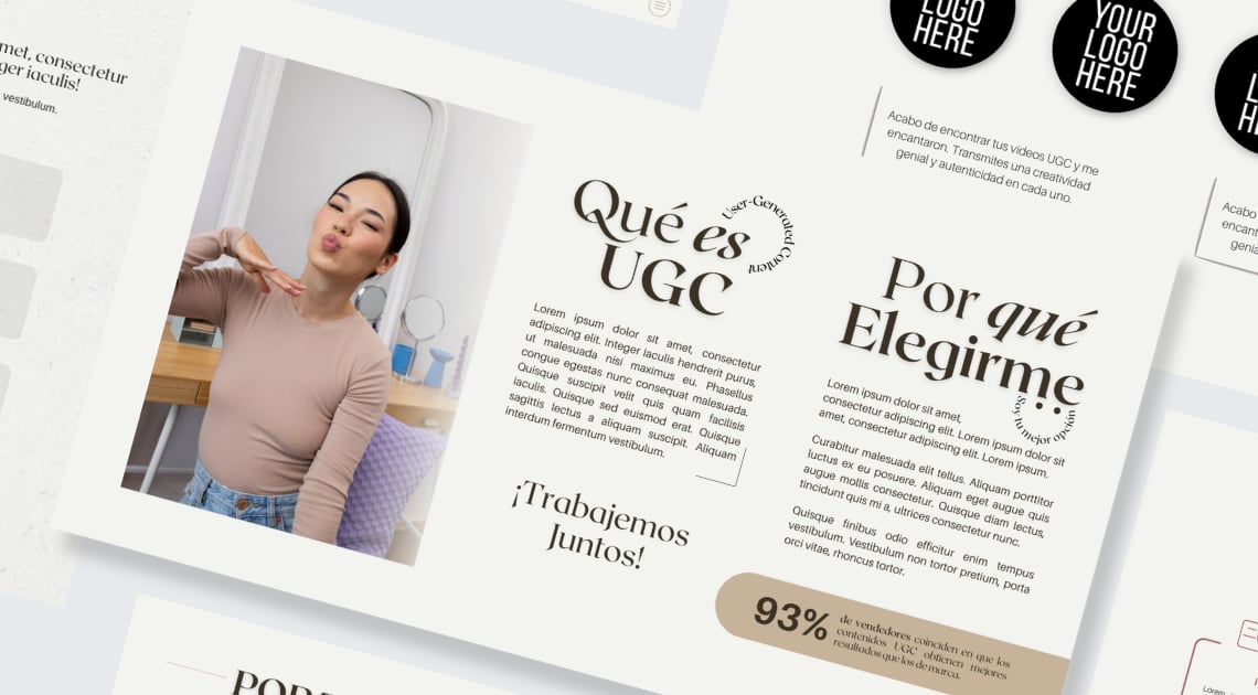 Cómo Hacer un Portafolio UGC: Guía Completa y Ejemplos | Tu Plantilla Canva