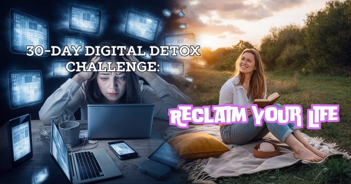 30-Day Digital Detox Challenge: Reclaim Your Life from Technology ...