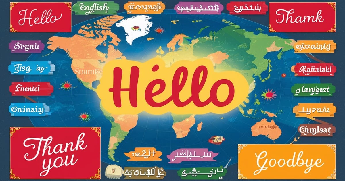 Greetings Around the World: Hello, Thank You, and Goodbye in 50 ...