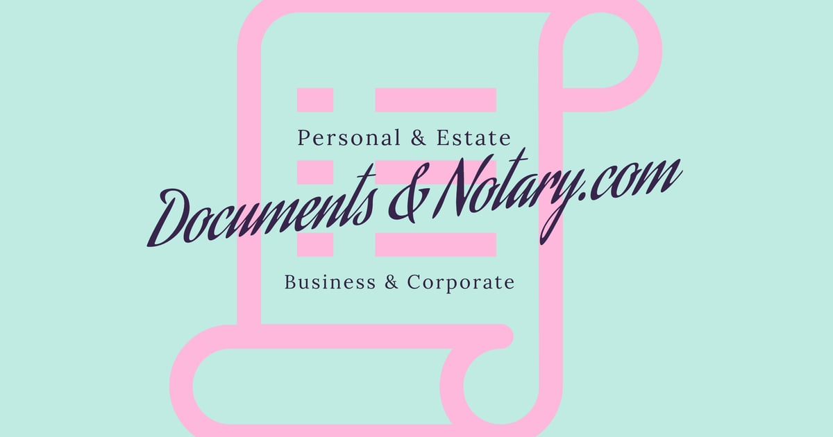 Notary Services | Documents and Notary