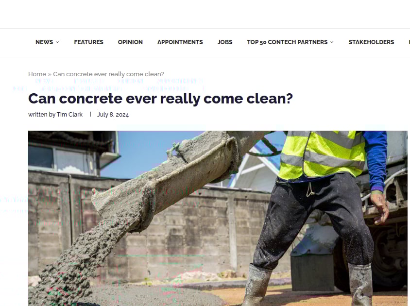 Seratech in Build in Digital - Can Concrete Ever Come Clean? | Seratech Cement