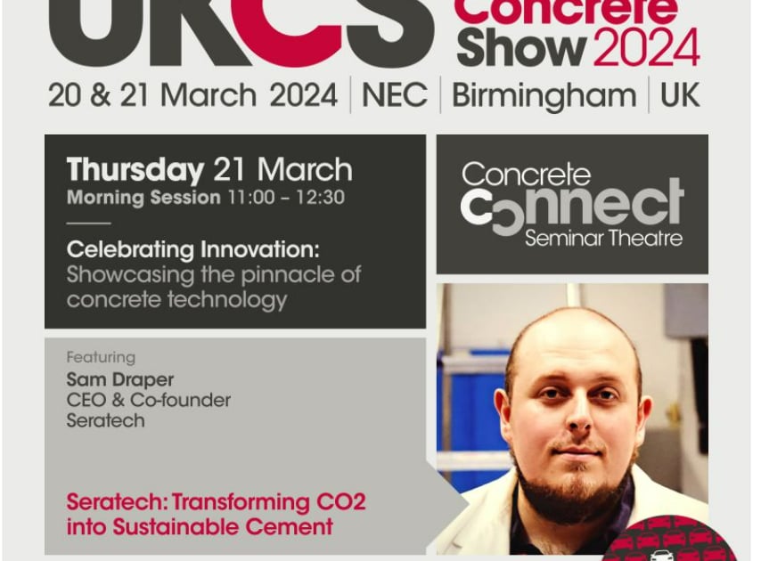 Seratech attends The UK Concrete Show 2024 to discuss breakthrough ...