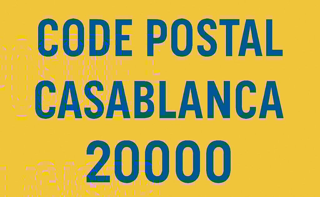 Code Postal Casablanca | Trouver Facilement le Code Postal ...