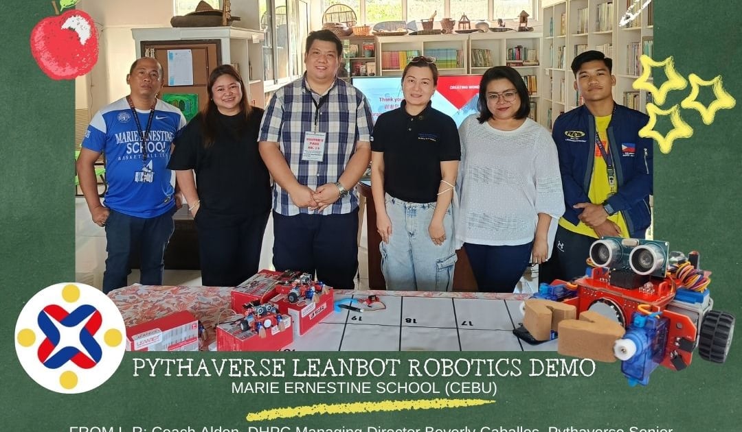 Empowering Future Innovators: Pythaverse Leanbot Robotics Demo at Marie ...