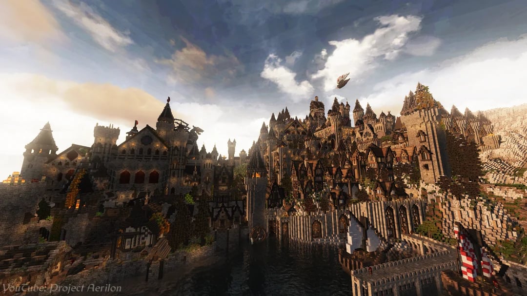 Project Aerilon: Epic Minecraft Elder Scrolls Build | Project Aerilon
