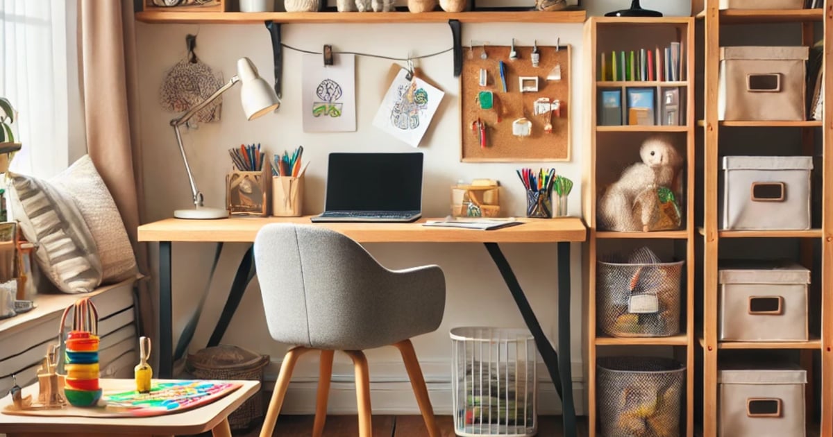 How to Create a Kid-Friendly Workspace: Ideas for Your Home Office or ...