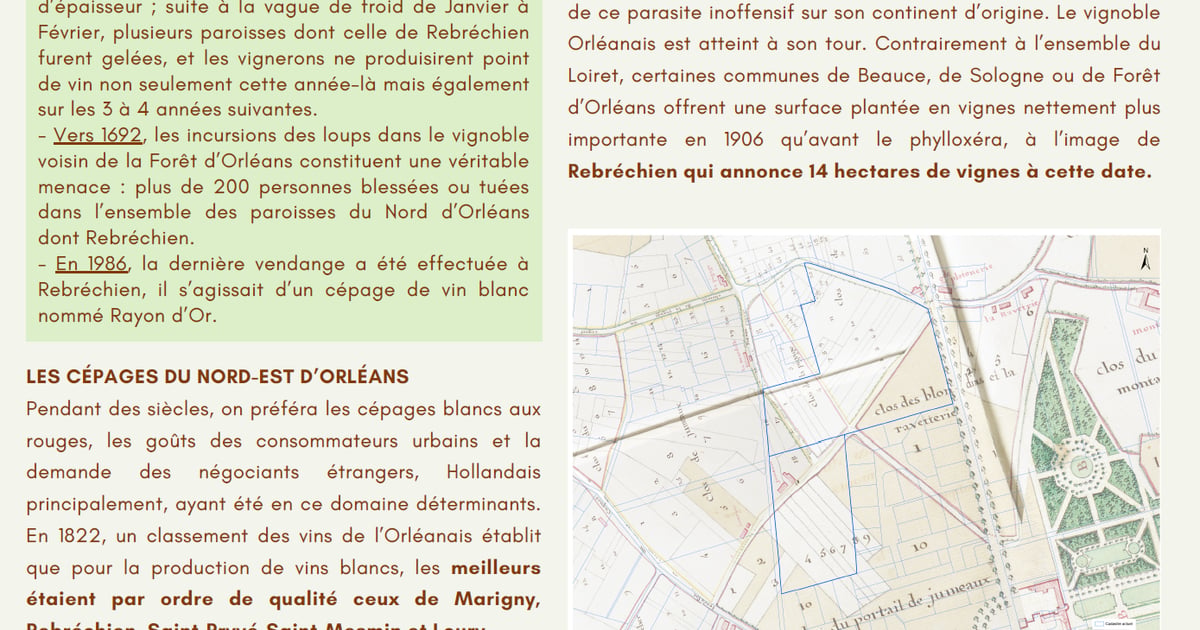 11 - Les clos de Pigage et du Caquet | Patrimoine historique de Rebrechien