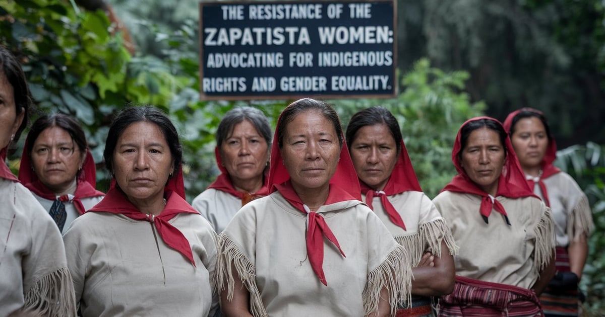 The Resistance of the Zapatista Women: Advocating for Indigenous Rights ...