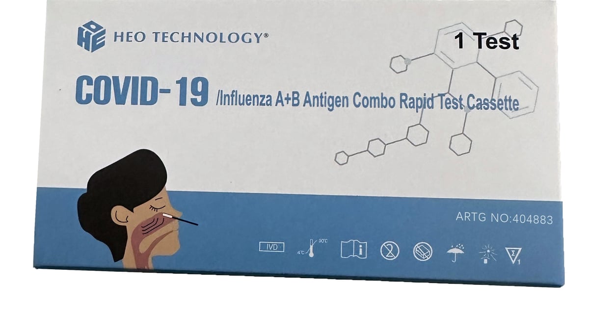 HEO COVID-19/Influenza A+B Antigen Combo Rapid Test Cassette ...