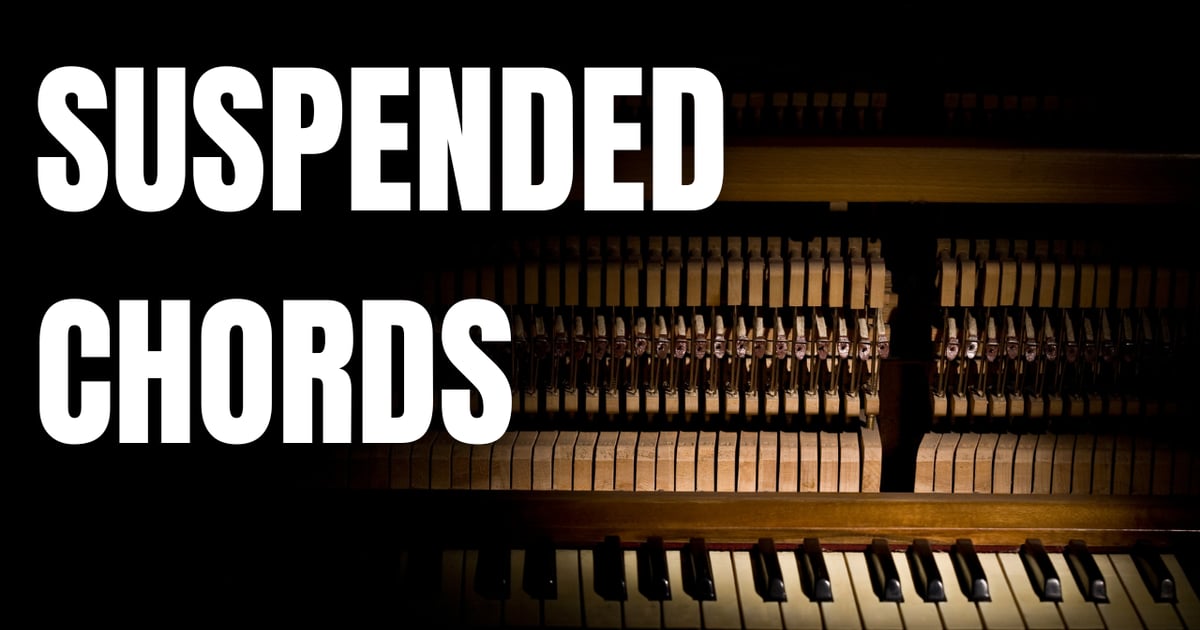 What are Suspended Chords? (Sus2 & Sus4) Explained | Tshepho's Piano Lessons