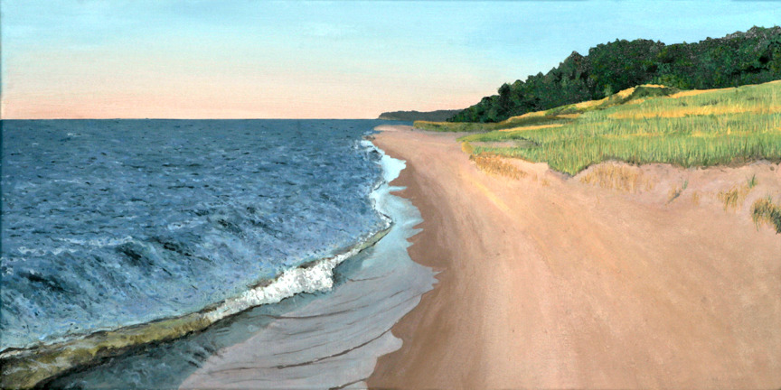 Lake Michigan Painting by Mike Larson Art | Christian Art & Intuitive ...