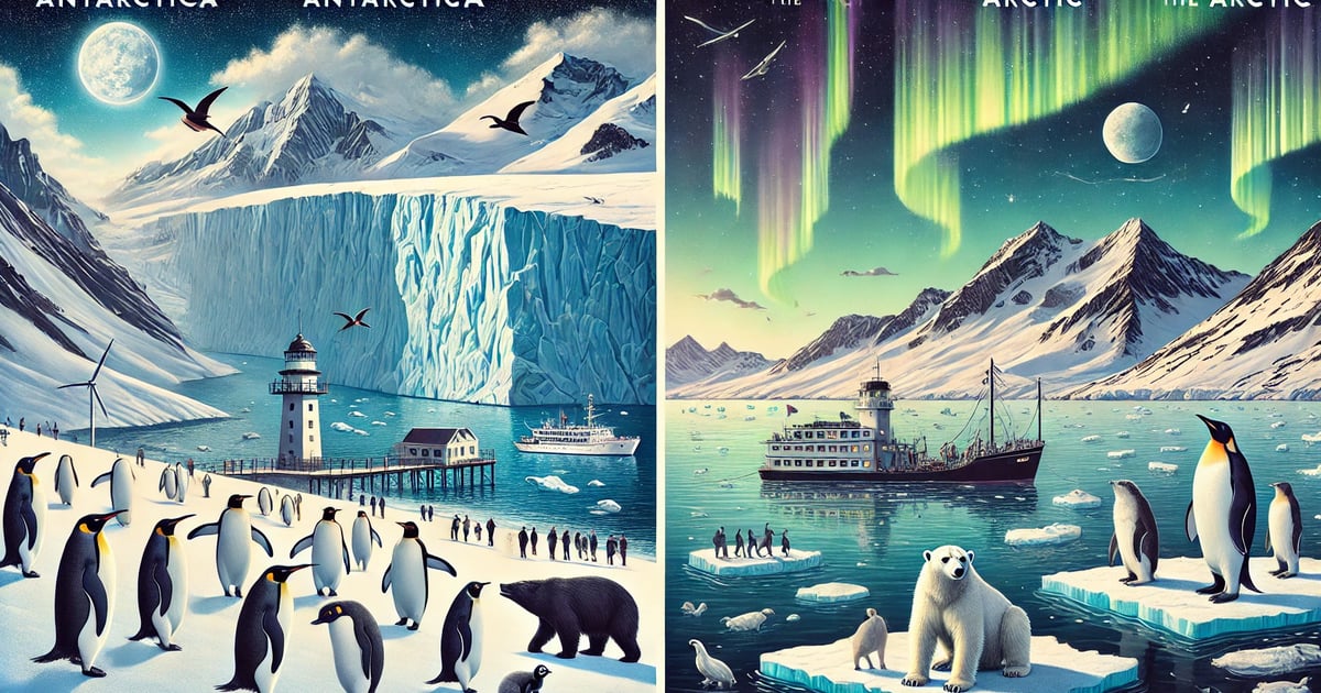 Antarctica vs. Arctic: Key Differences Explained | Rogue Misc