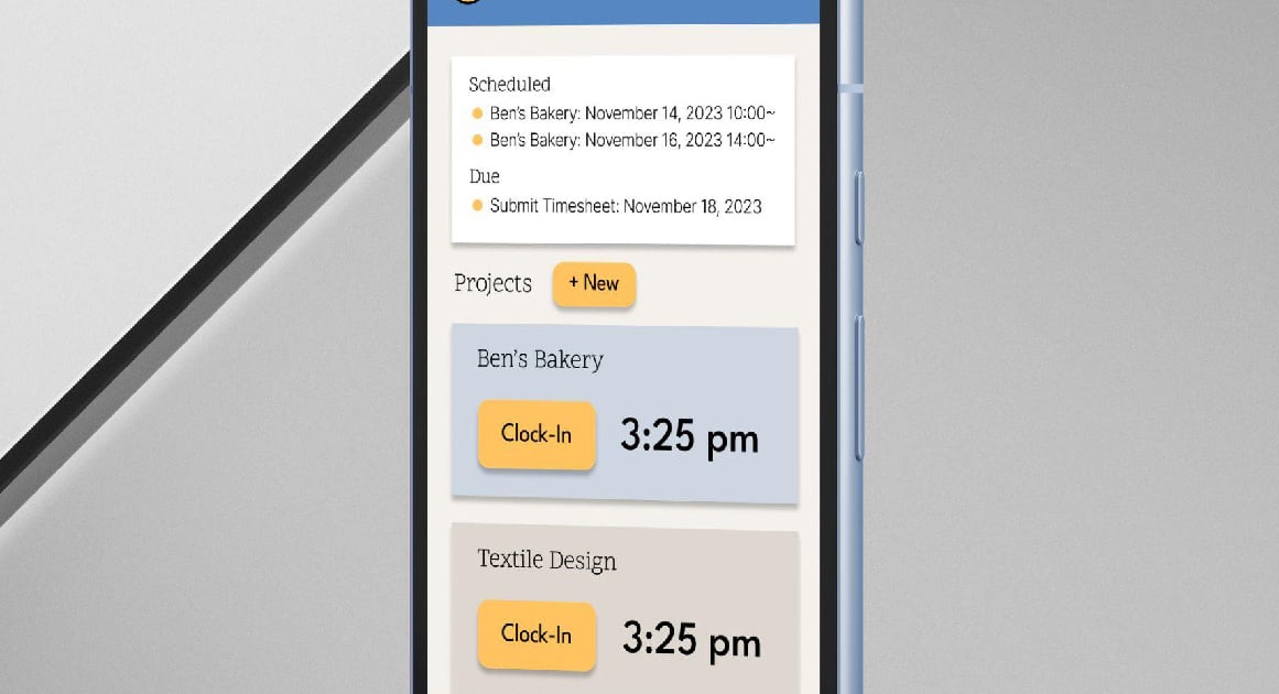 Timesheet App | Light and Life Graphic Design & Photography