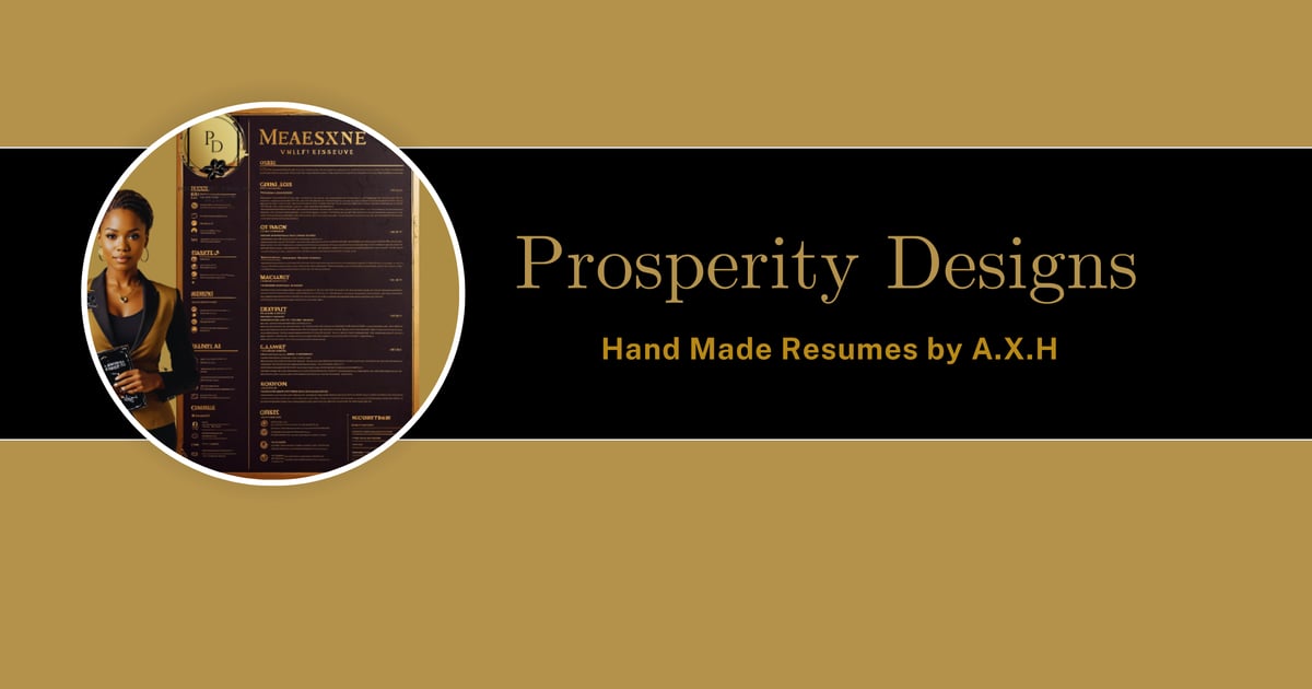 Professional Resume Writing Service - Prosperity Designs | Prosperity ...