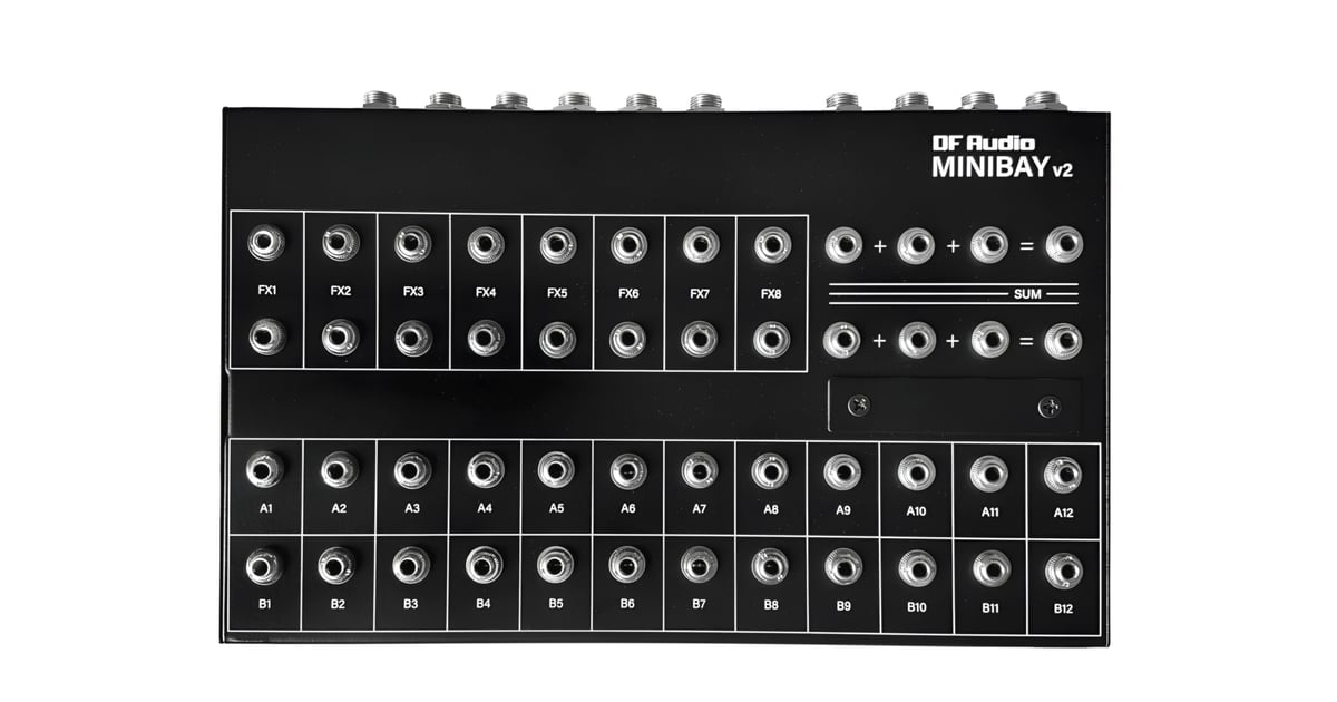 MINIBAY V2: 40-point patch bay | DF Audio