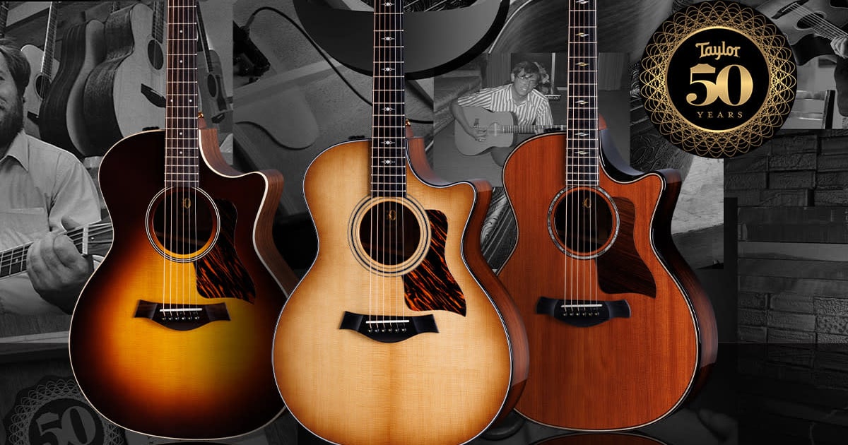 Taylor Guitars' 50th Anniversary Limited-Edition Collection | Rhythm ...