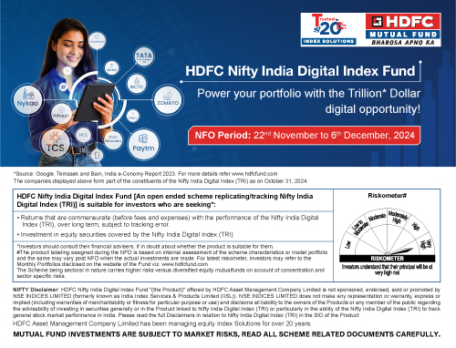 HDFC Nifty India Digital Index Fund | Vami Capital Private Limited