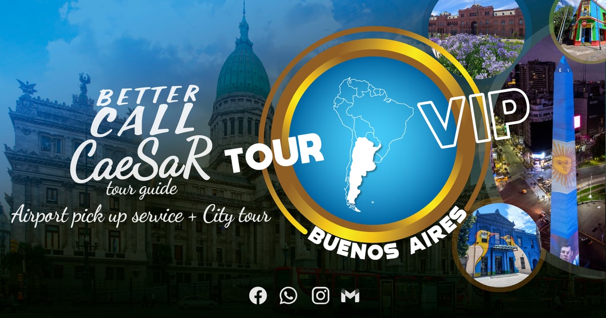BUENOS AIRES Private City Tour with Bilingual Guide | Explore the City ...