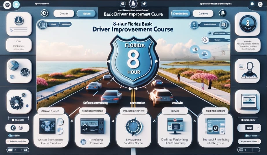 8-Hour Florida Basic Driver Improvement Course | Roly Traffic School