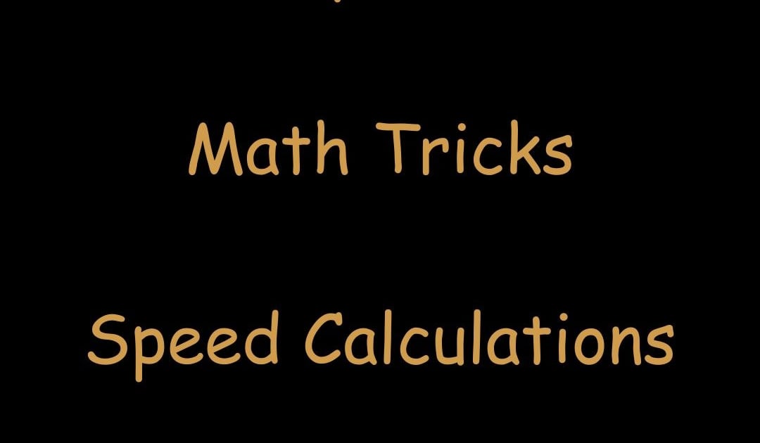 Math Tricks | Math Mushrooms LLC