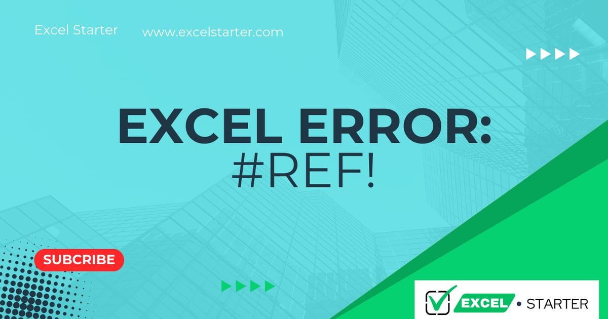 Excel Error 5- Reference Error Excel Error 5- Reference Error
