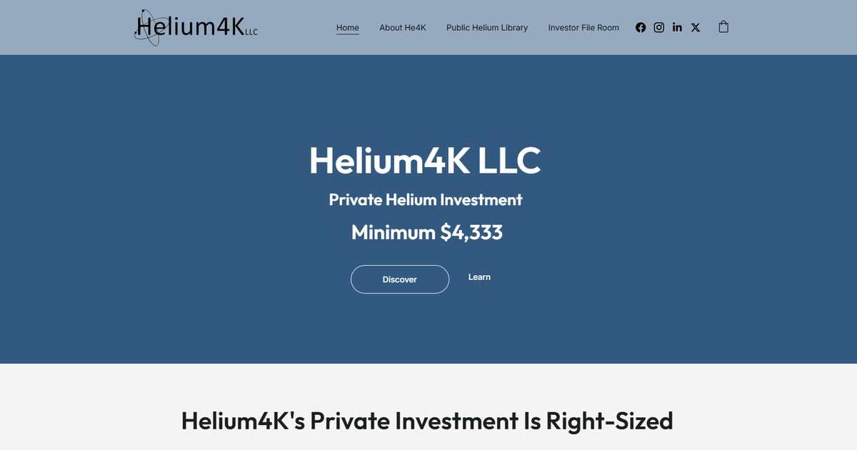 Helium Exploration and Development Company in Kansas | Helium4K LLC