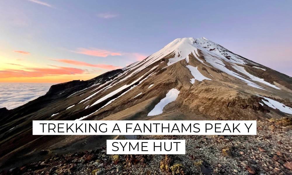 El trekking a Fanthams Peak y Syme Hut en Egmont National Park ...
