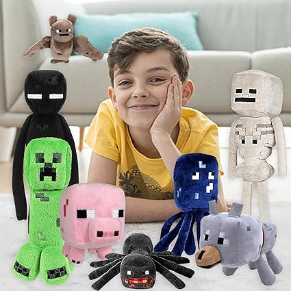 Unique Character Plushies and Custom Creations | Minecraft, Mario ...