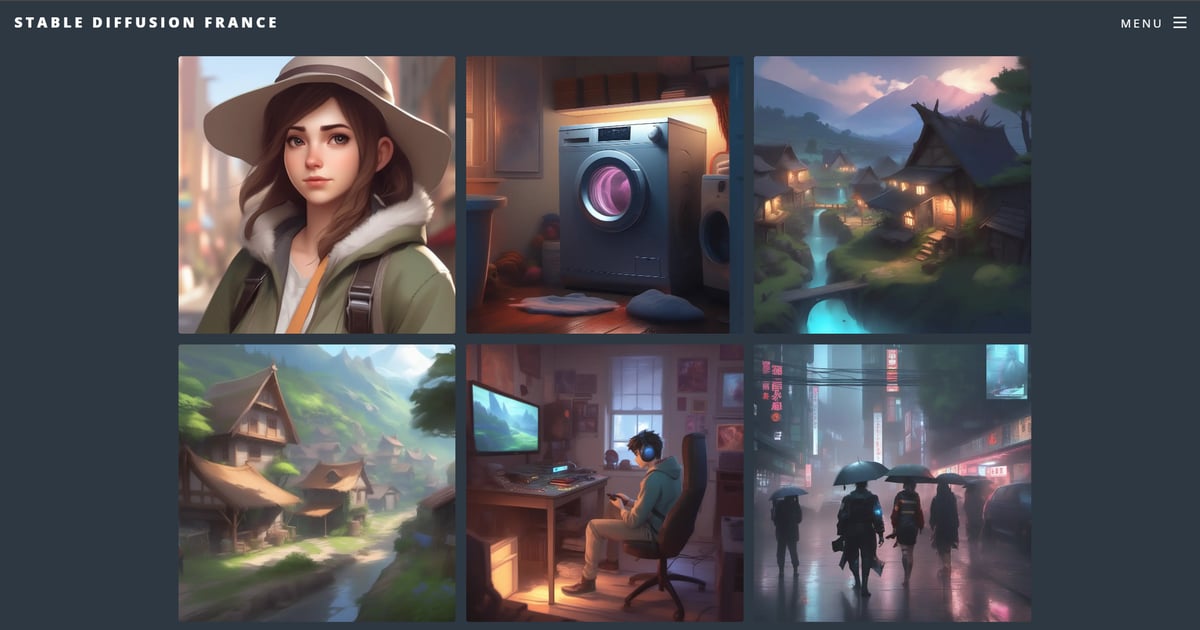 La galerie des exemples - Stable Diffusion France | Cinestic IA