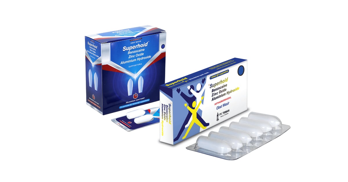 Obat Wasir dan Ambeien Suppositoria - Superhoid | Superhoid Obat Wasir