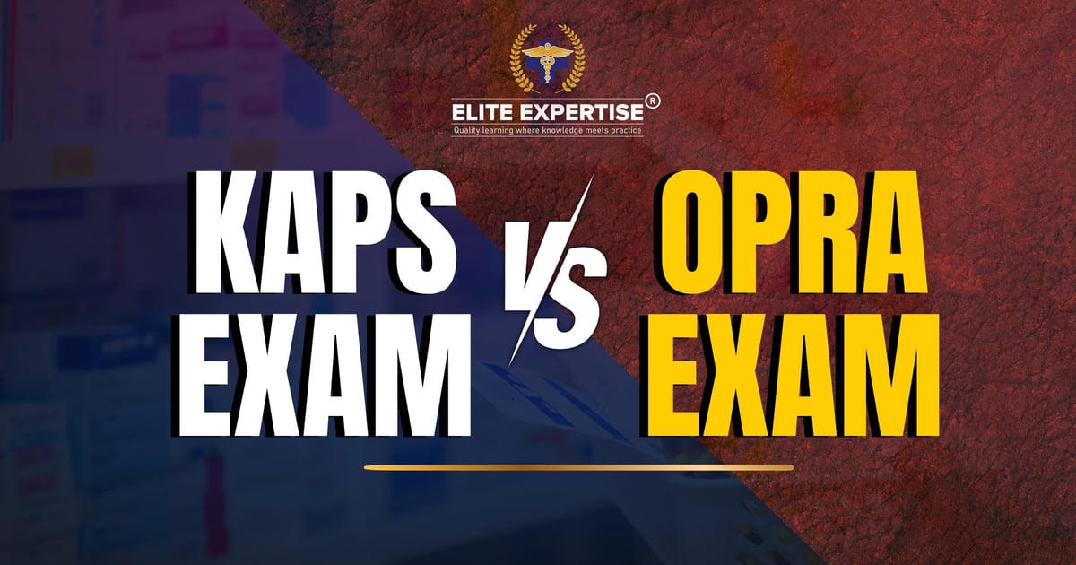 OPRA Exam vs. KAPS Exam: Key Changes in Australia’s Pharmacy Licensure ...