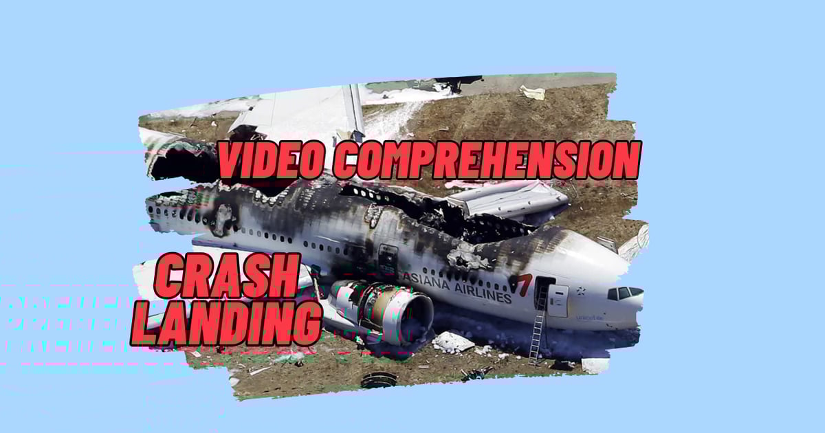 Crash Landing - Video Comprehension | Practice ICAO English
