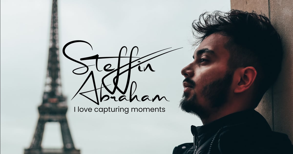 Steffin Abraham's Creative Portfolio | Photography | Videography | Creatives | Steffin Abraham ...