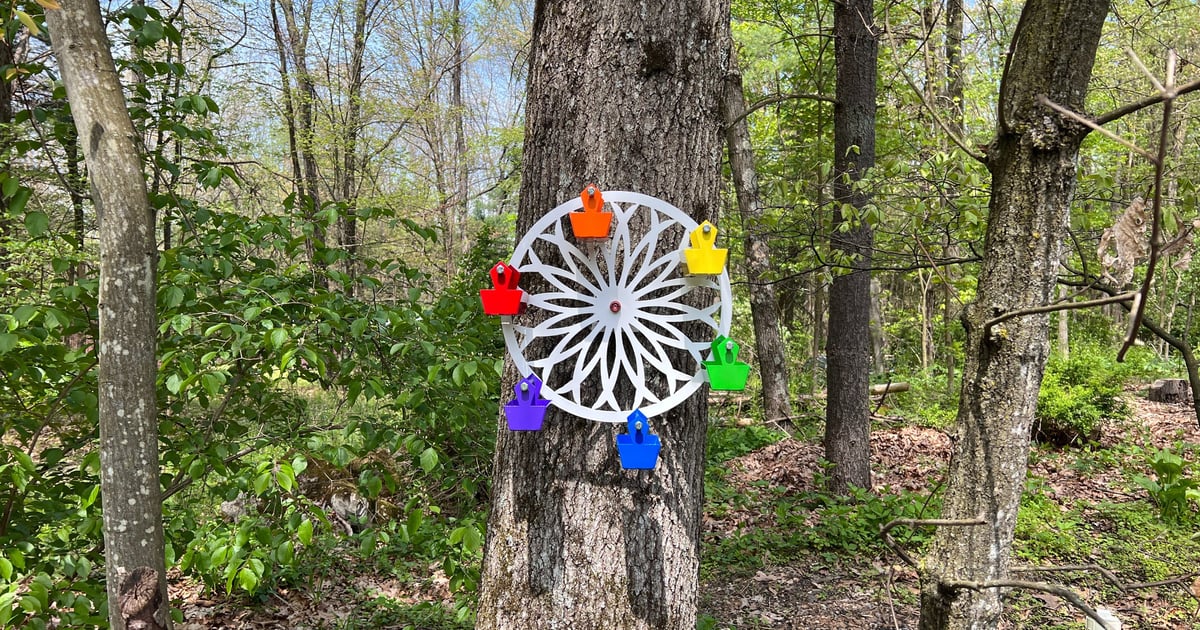 Whirly Wheel Feeder - A Colorful Spinning Bird Feeder | Whirly Wheel