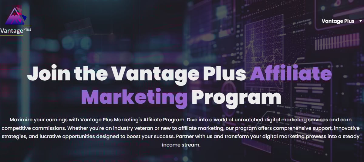 Vantage Plus | Affiliate program | Vantage Plus Marketing