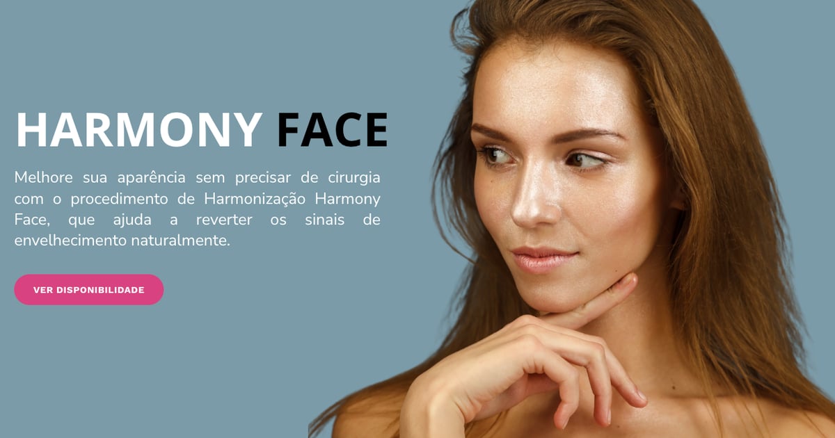 Técnica de Harmonização Facial - Harmony Face | Clínica Referência no ...