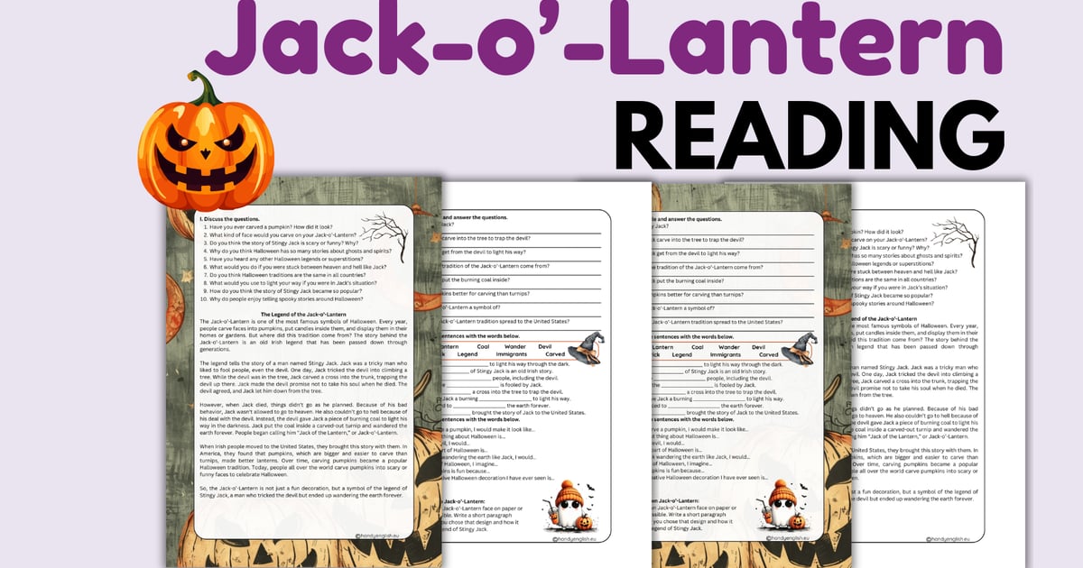 [PDF] Reading Comprehension for teens and adults: The Legend of the ...