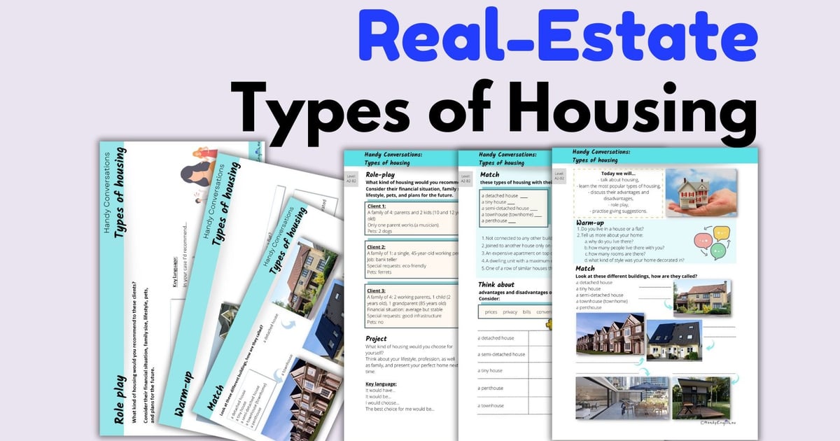 [PDF/PPT] Handy Conversations - Real Estate: Types of housing | Handy ...