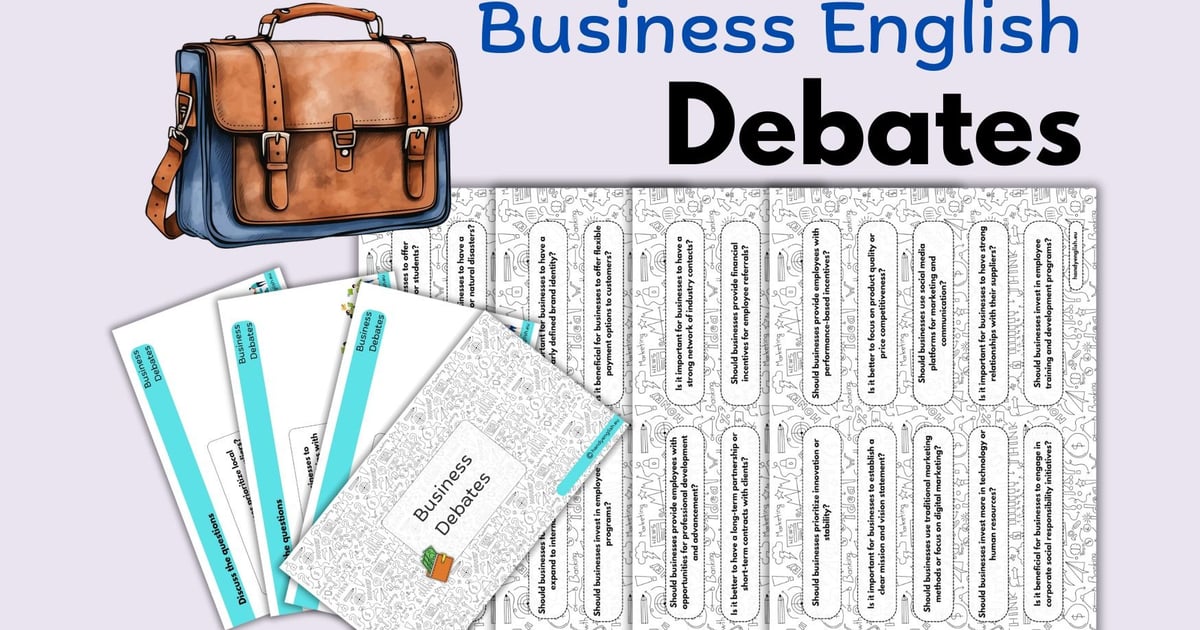 [PDF/PPT] Business English: Business Debates | Handy English - ESL ...