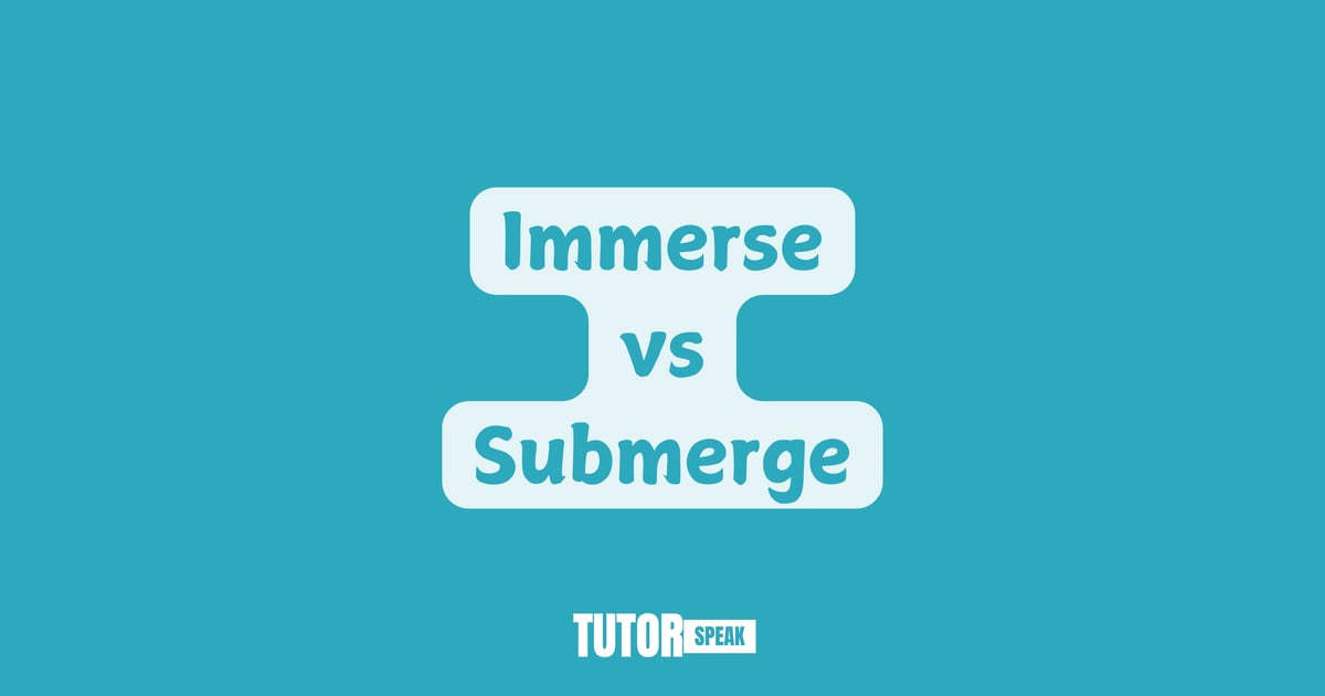 Immerse vs. Submerge: Understanding the Difference and Usage | TutorSpeak