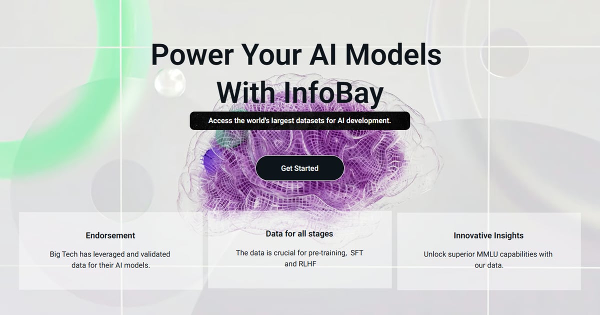 Unlock AI Excellence | InfoBay's Cutting-Edge Datasets for Pre-Training & RLHF | InfoBay.AI