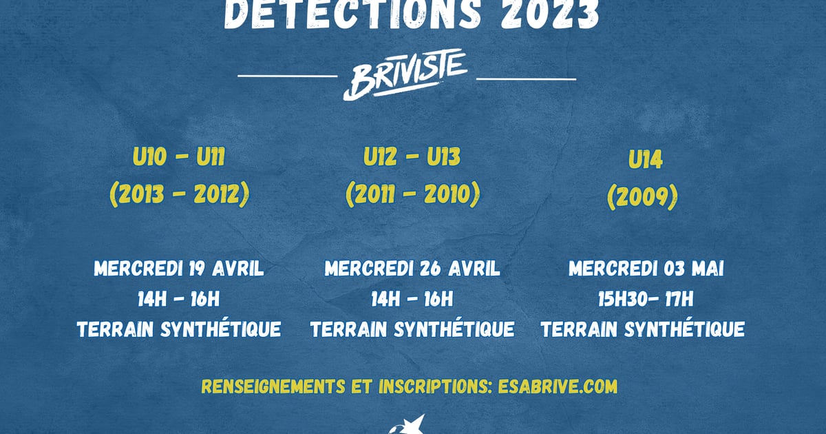 Détections ESAB 2023 | ESA BRIVE