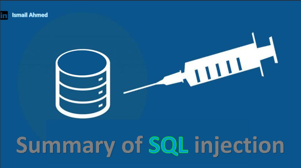 Summary of SQL injection | Yalla-Hack